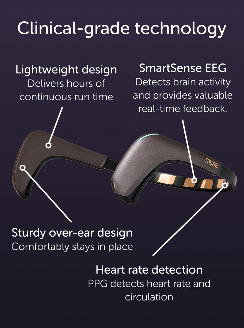 Muse 2 | Muse™ EEG-Powered Meditation & Sleep Headband